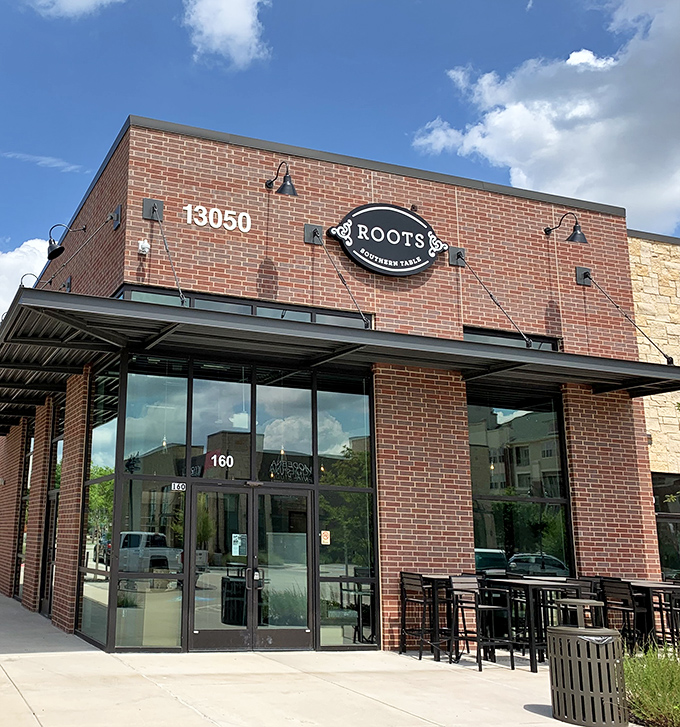 Roots Southern Table exterior: Brick and mortar can't contain the soul-satisfying chicken that awaits inside this modern temple to tradition.