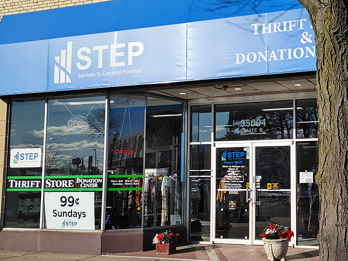 STEP's professional storefront reflects their mission of helping people step up to better opportunities.