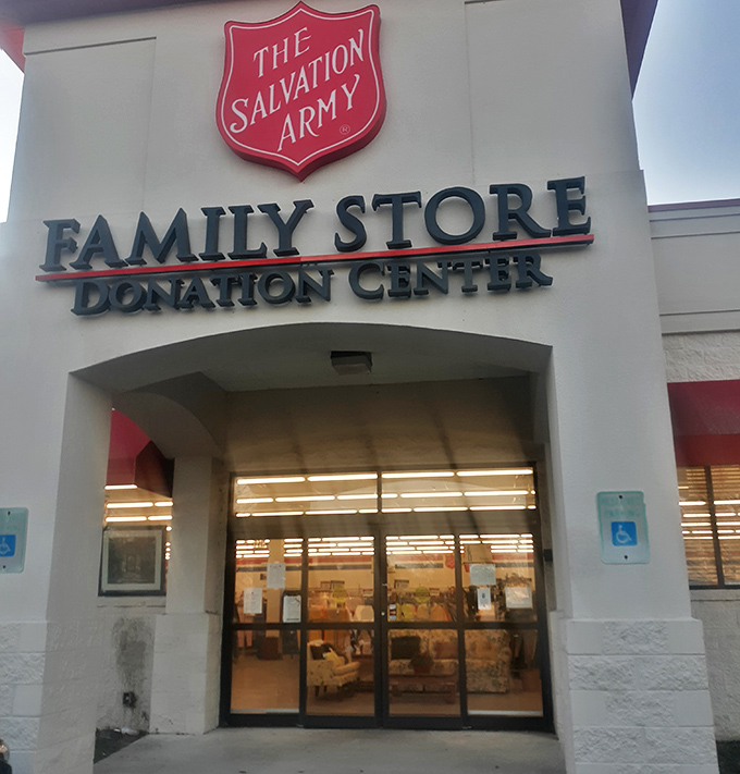 Modern architecture meets timeless charity mission in this sleek Salvation Army outpost that serves Dover's treasure seekers.