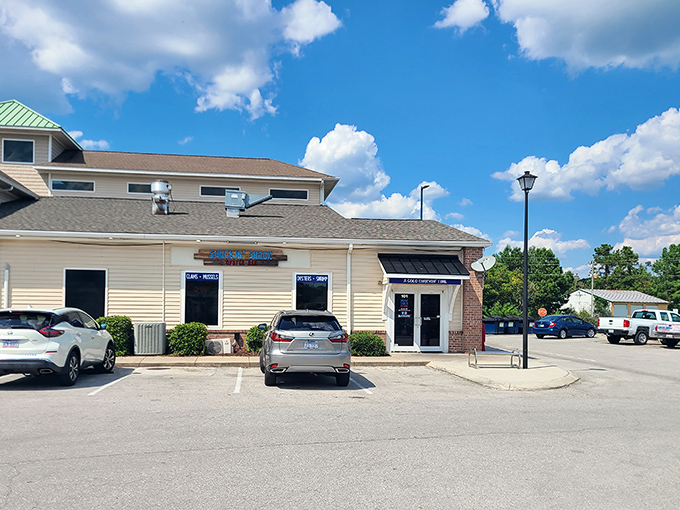 Clean lines and coastal vibes - where modern meets traditional in perfect seafood harmony.