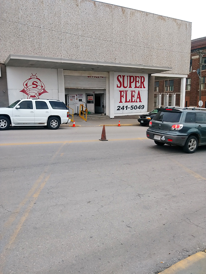 Super Flea's imposing exterior hints at the massive marketplace within. This Kansas City institution lives up to its super-sized name.