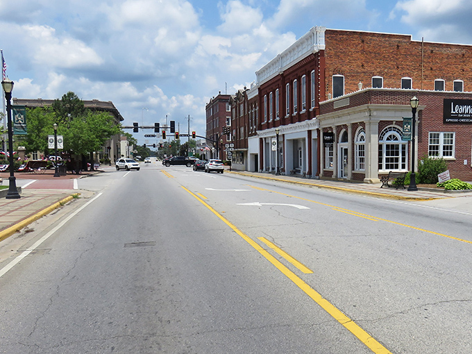 Classic Southern architecture frames Swainsboro's quiet main street, where traffic lights are few and prices for everyday necessities remain refreshingly low.