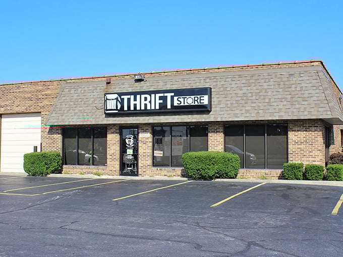 The Bridge Thrift Store's no-frills exterior, extraordinary bargains inside – this place redefines "don't judge a book by its cover."