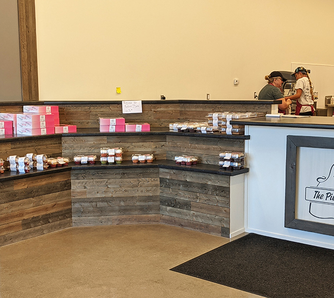 The Pie Shell's display case holds more treasures than a pirate's chest ever could.