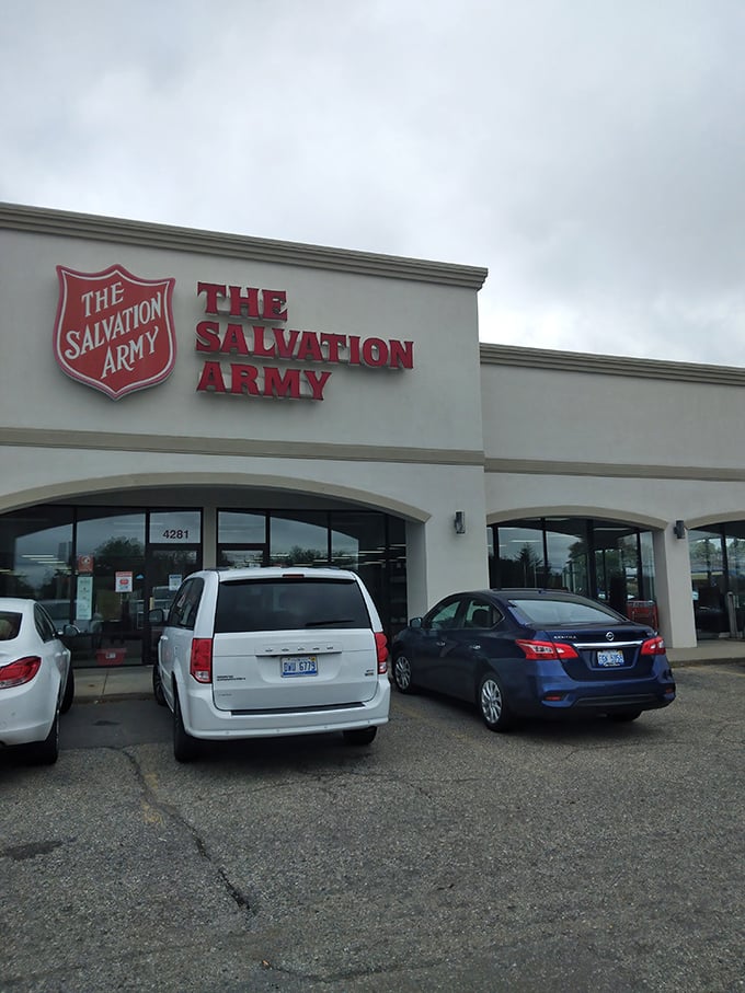 The Salvation Army's clean, professional appearance sets the stage for quality secondhand shopping at its finest.