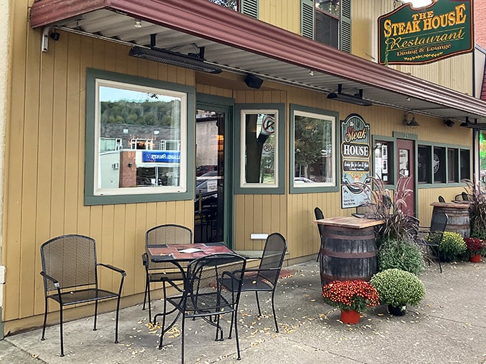 The Steak House keeps it simple with a name that tells you everything.