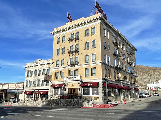 Downtown Tonopah offers a perfect blend of preserved history and desert sunshine &ndash; Nevada's living museum.