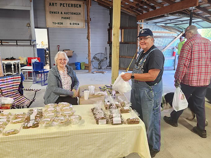Homemade treats and friendly faces&mdash;the human connections at Trufant's market are as valuable as any antique.