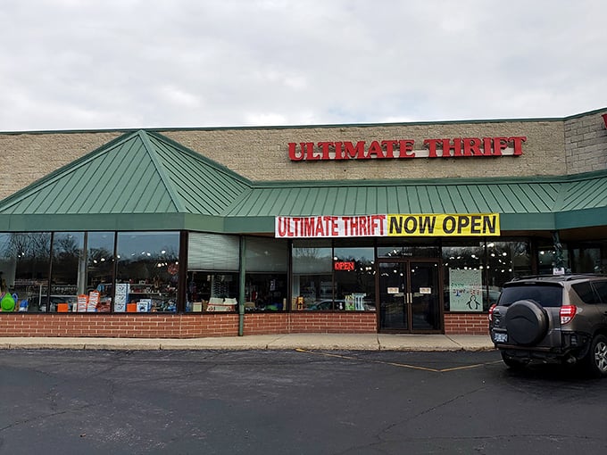 Ultimate Thrift's straightforward storefront promises no frills, just thrills for dedicated bargain hunters. The name says it all!