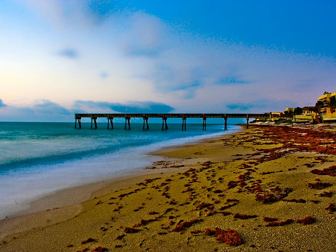 Vero Beach's pier reaches into the Atlantic like a pathway to paradise, no passport required.