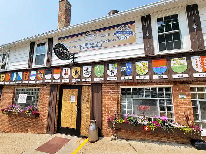 Behind these humble brick walls, cheese magic happens that would make the Swiss jealous.