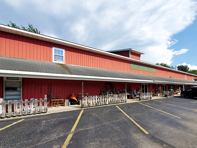 Classic barn architecture creates the perfect setting for discovering vintage finds in this peaceful country location.Add to Conversation