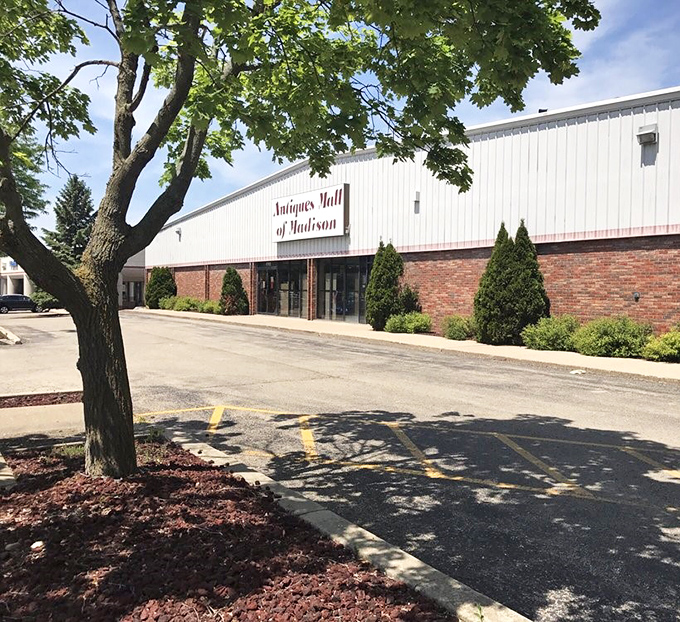 Unassuming on the outside, but inside? A wonderland of vintage discoveries stretching farther than the eye can see.