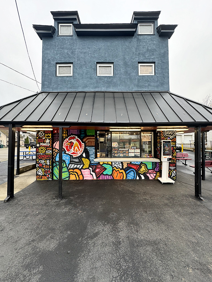 Street art meets street food at Asad's. Their hot chicken packs as much personality as their eye-catching, graffiti-adorned exterior.
