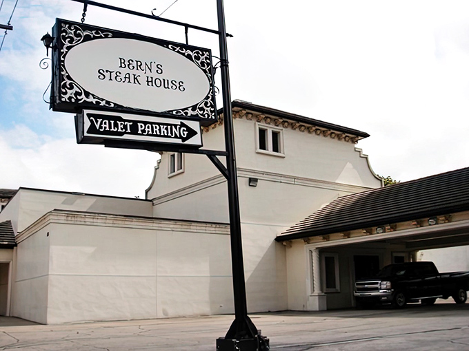 Valet parking at a modest-looking building means you've found something truly special and worth celebrating.