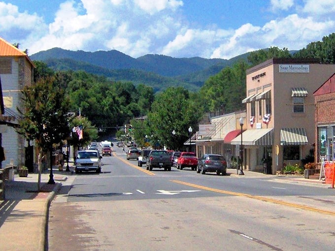 Bryson City Mountain View: Mountains that belong on a postcard surround this little gem. Bryson City's views are Nature's greatest hits album.