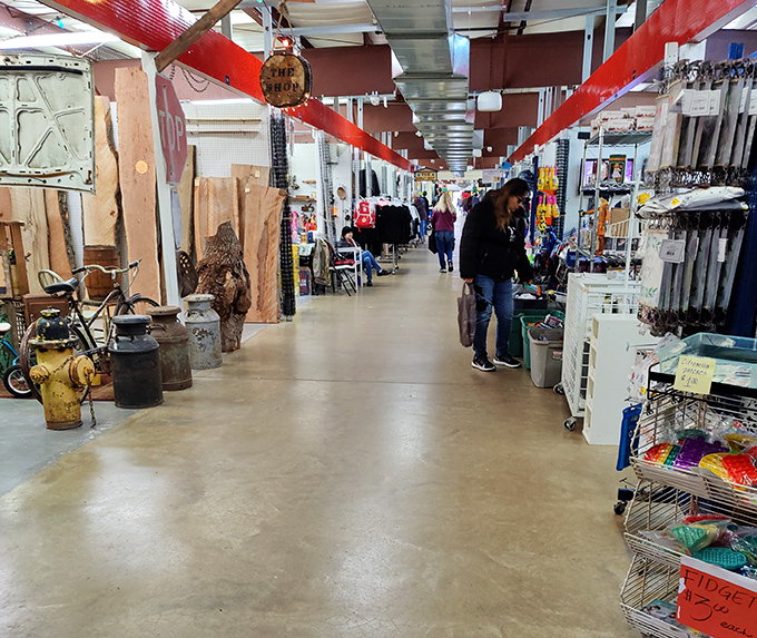 Browsing becomes an adventure at Caesar Creek, where each vendor's space is its own little universe of potential discoveries.