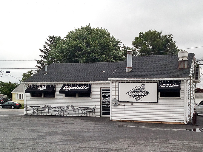 Simple white walls hiding complex flavors &ndash; sometimes the best surprises come in understated packages.