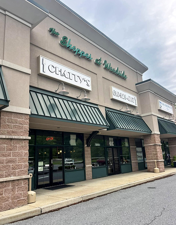 Clean lines and green awnings hide a treasure trove of comfort classics. Sometimes the best diners come in unexpected packages.