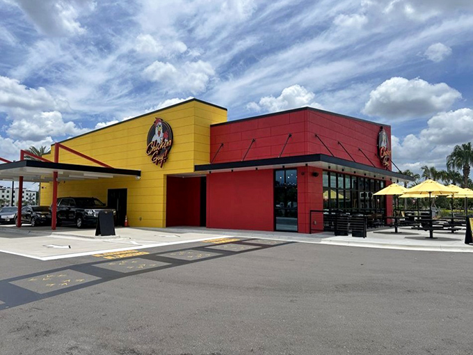 Bright colors promise fun flavors - and those 20+ sauces deliver on every single promise.