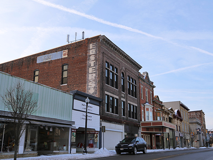 Tree-lined streets create natural cathedrals where every drive feels like a peaceful Sunday morning stroll.