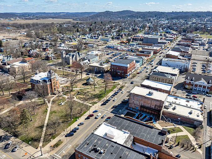 Rolling hills surround Coshocton like nature's own amphitheater, where small-town living takes center stage affordably.