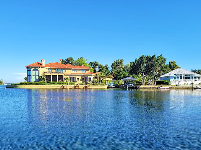 Crystal clear reflections mirror the good life, where every sunrise paints the perfect retirement picture.