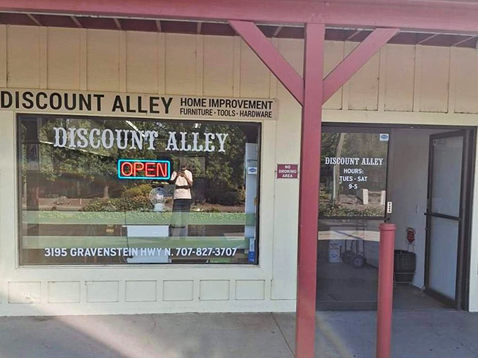 Behind this humble storefront lies a treasure trove of home improvement deals that would make Bob Vila swoon.