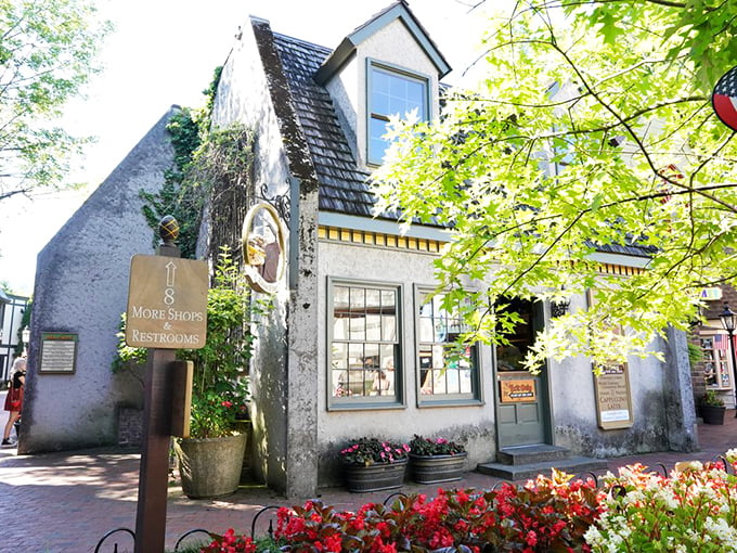 European charm in the Smokies - where storybook architecture houses all-American donut dreams perfectly.