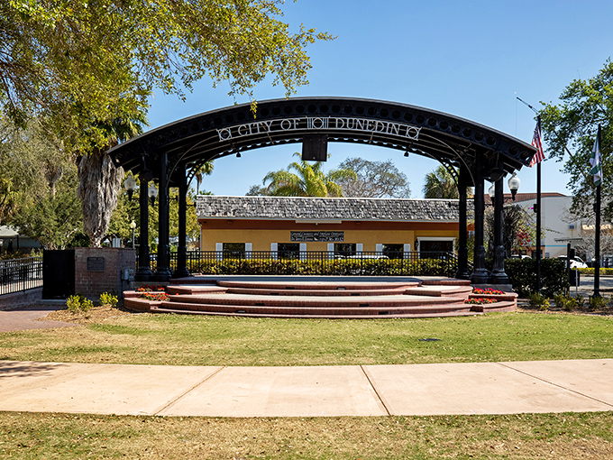 Dunedin's town center combines Scottish heritage with Florida sunshine for an unexpectedly delightful cultural mashup.