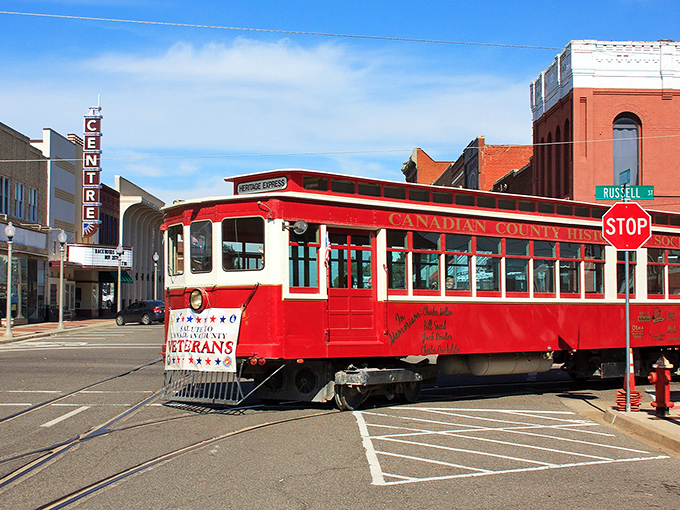 The historic El Reno train station reminds us of days gone by, while the town's affordable lifestyle is thoroughly modern.