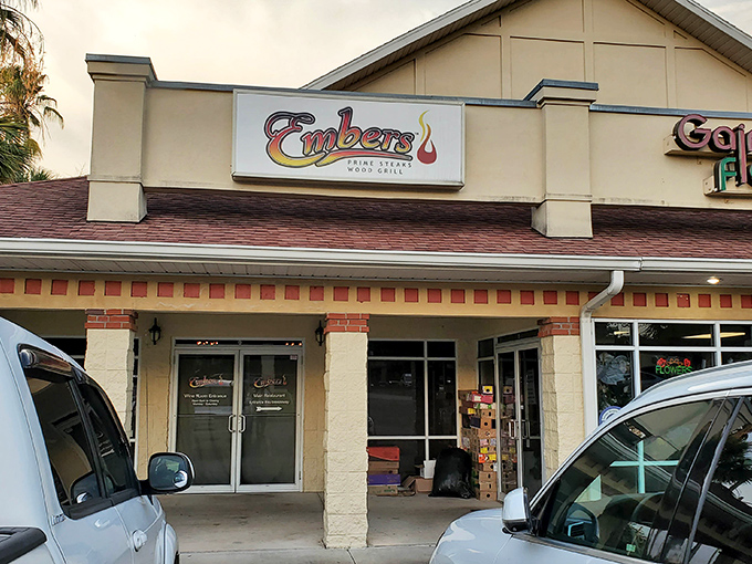 Tucked into a shopping center, Embers Wood Grill proves extraordinary steaks can be found in ordinary locations.