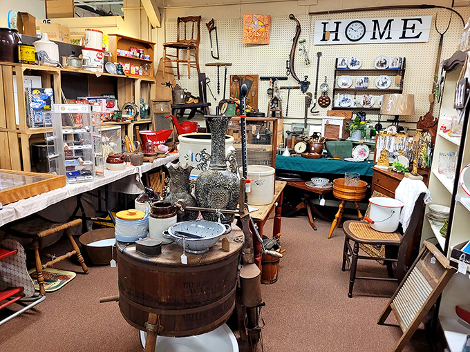 Vintage treasures packed tighter than sardines, but infinitely more appealing and significantly less fishy.