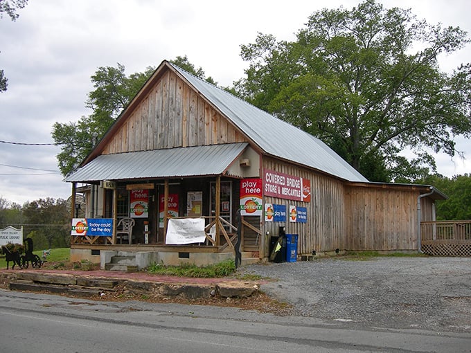 Step back in time at the charming Covered Bridge Store in Euharlee, where historic small-town vibes meet warm Georgia hospitality.