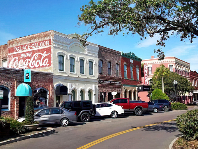 That Coca-Cola sign isn't retro &ndash; it's original. Fernandina Beach's downtown is authentically old-school cool.