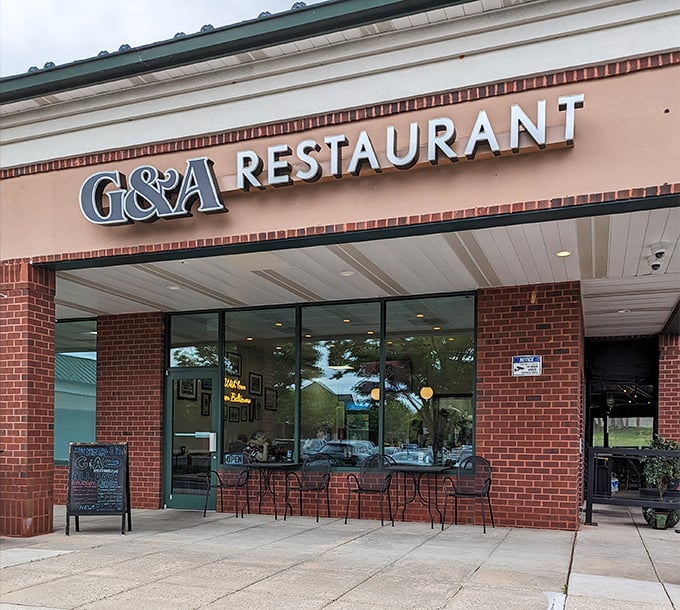 Where generations have gathered for comfort food &ndash; G&A's classic storefront promises timeless flavors inside.