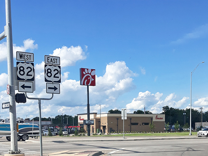 Highway signs point the way to this North Texas town where big-city access meets small-town prices.