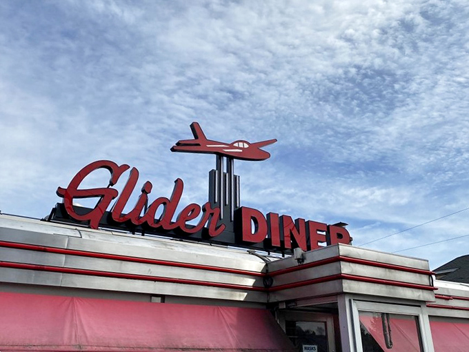 That classic red airplane logo has been Scranton's north star for comfort food seekers. If only all flights came with meatloaf this good!