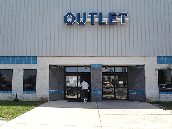 When thrift shopping becomes a contact sport, this warehouse-style setup is your playing field of dreams.