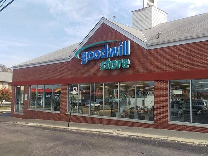 This Columbus Goodwill looks like a quaint cottage but functions as a massive recycling machine for fashion and furniture alike.