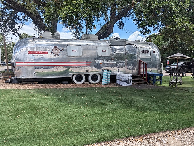 That vintage Airstream isn't just decoration - it's where donut dreams first took flight years ago.
