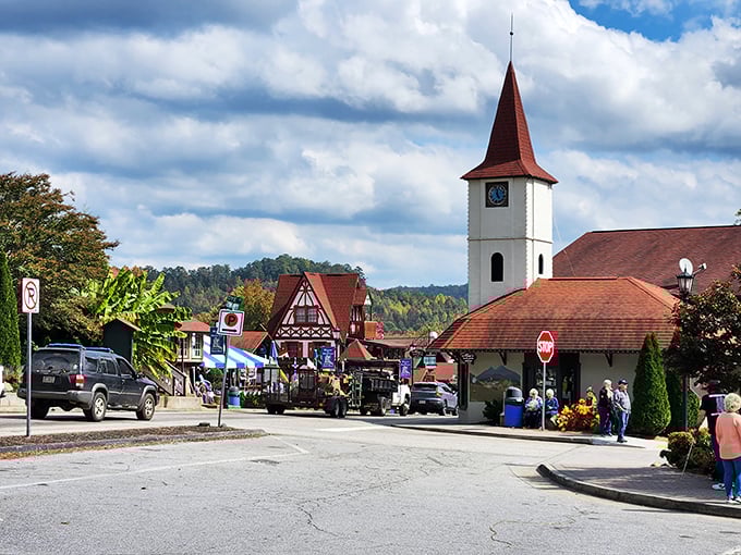 Alpine charm meets Southern hospitality in Helen, where lederhosen and sweet tea somehow make perfect sense.