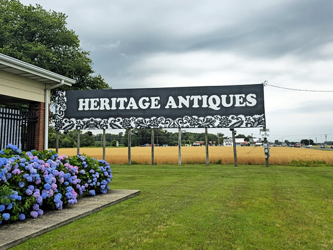 That roadside location makes it easy to spot your next great antique adventure from miles away.