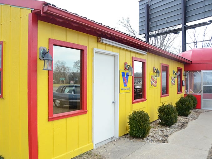 The cheerful yellow walls practically vibrate with the promise of comfort food done absolutely right.