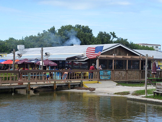 Where boats meet boardwalk. JB's Fish Camp connects you to the water in more ways than one.