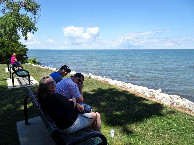 When the lake meets the park, magic happens in small-town Ohio style.