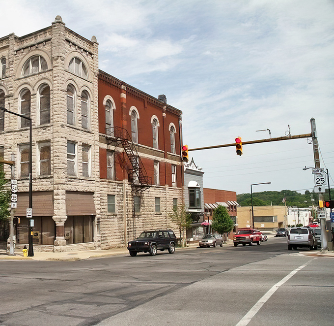Logansport's charming main street feels like stepping into a Norman Rockwell painting where your Social Security check magically stretches twice as far.