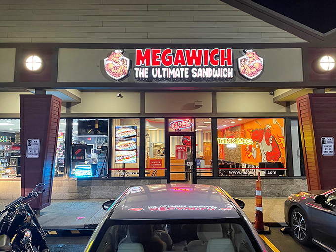 That bold red signage isn't just advertising - it's a promise of sandwich experiences beyond your wildest dreams.