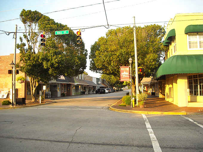 Main Street USA, where the buildings are older than your favorite recipes but twice as well-preserved. 