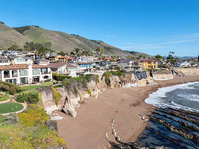 ATV tracks crisscross these famous dunes where monarch butterflies rest and fresh clam chowder awaits hungry beachcombers.